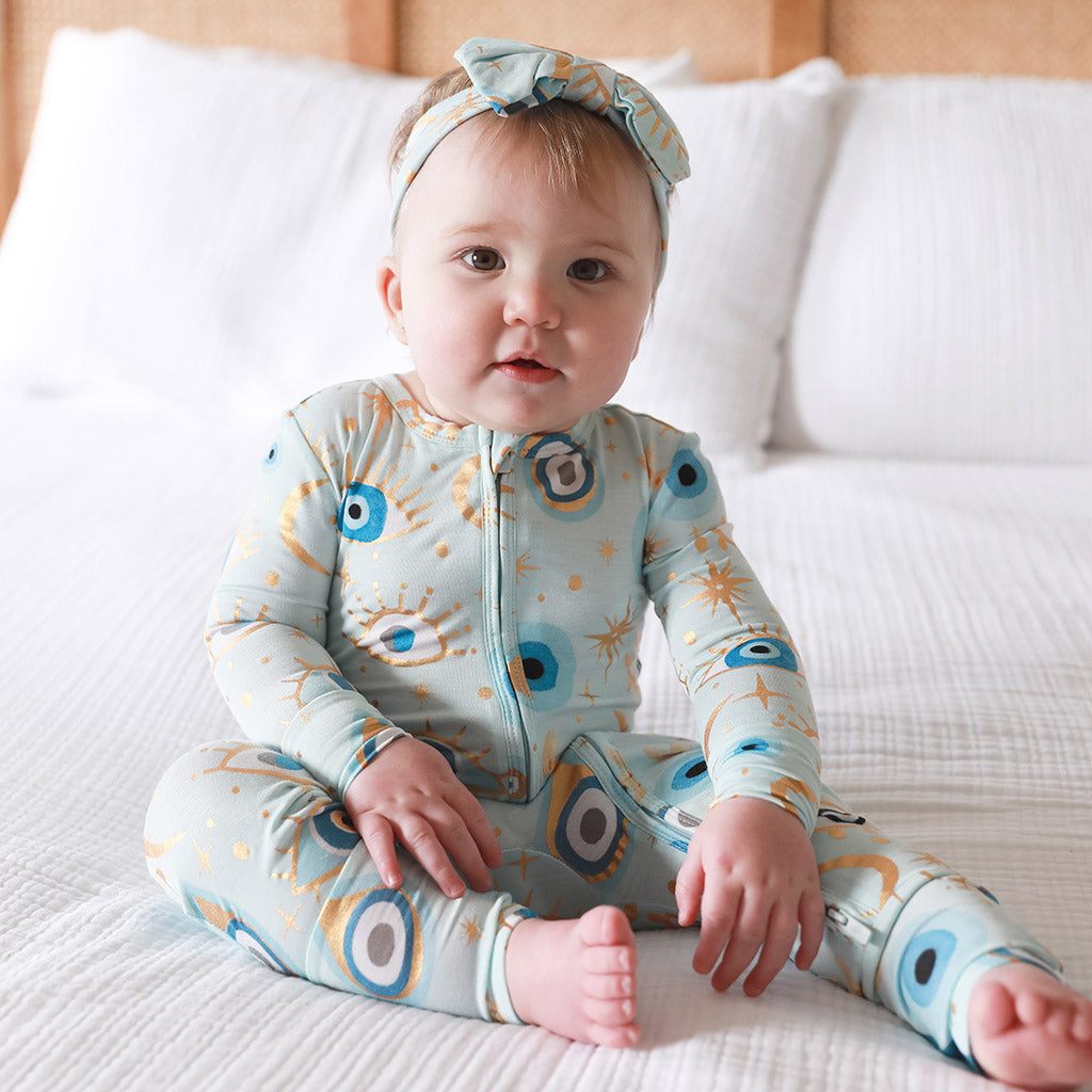 Nazar Blue Baby Convertible Sleeper | Celestial Fiona