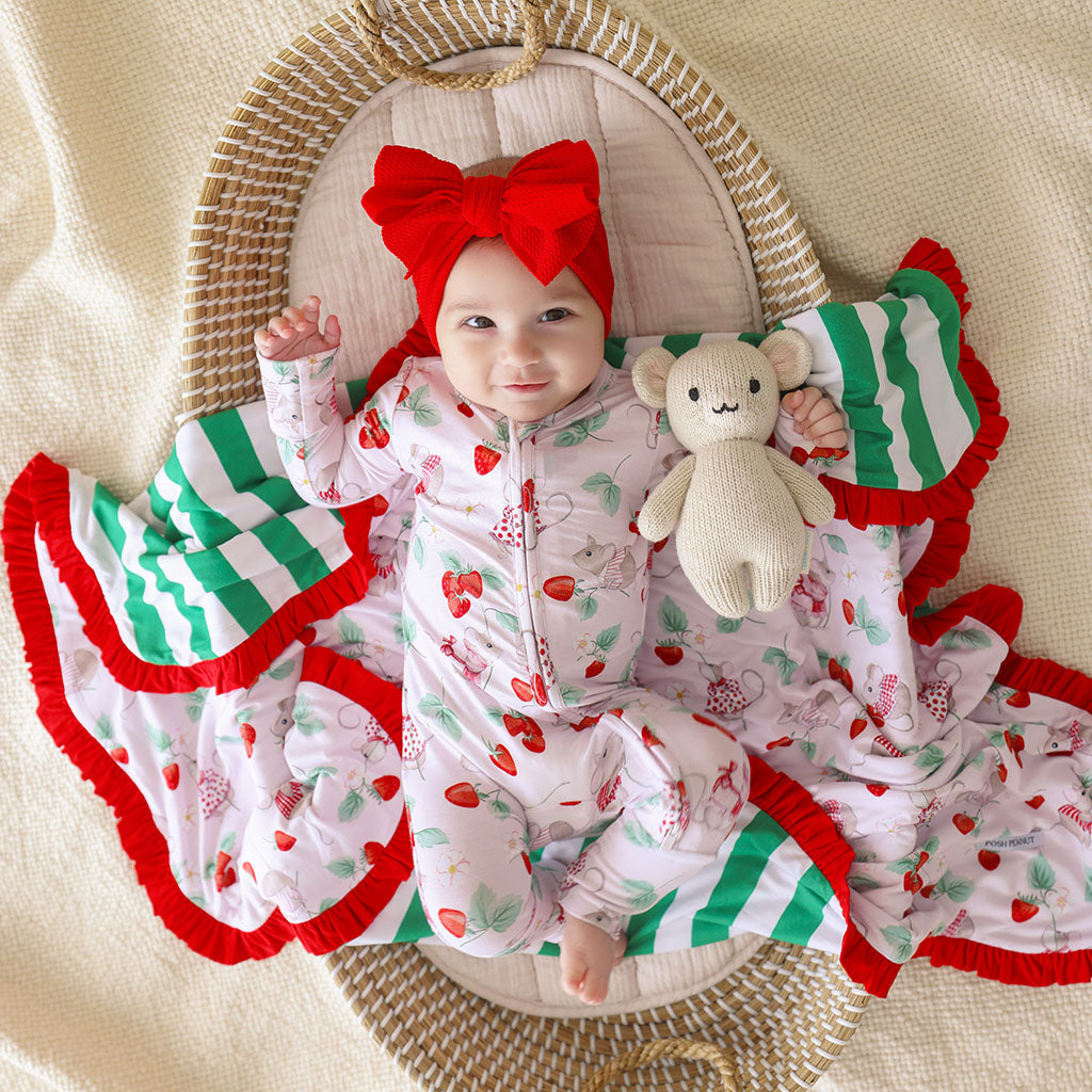 Strawberry Red Long Sleeve Country Mouse Convertible One Piece | Posh ...